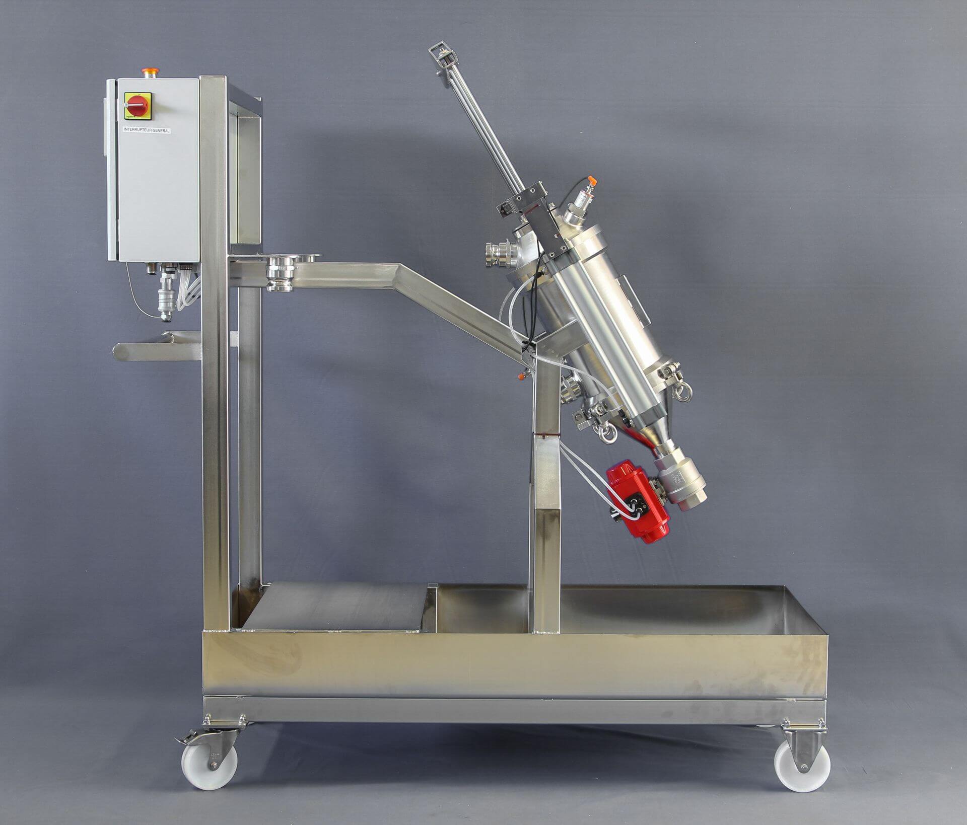Skid de filtration mobile pour liquides peintures & produits pâteux - K2TEC